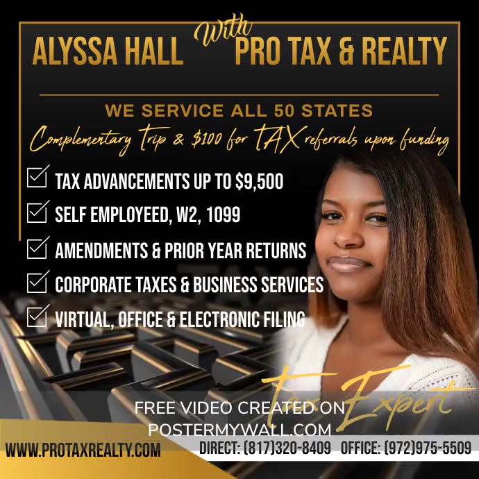 Tax Refund Tax Agency Ad Instagram Video (1) | PosterMyWall