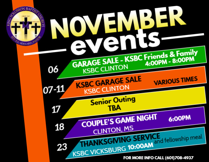 Upcoming Events | PosterMyWall