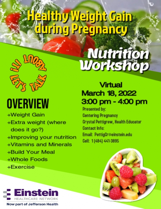 Copy of Healthy Nutrition Seminar Flyer | PosterMyWall