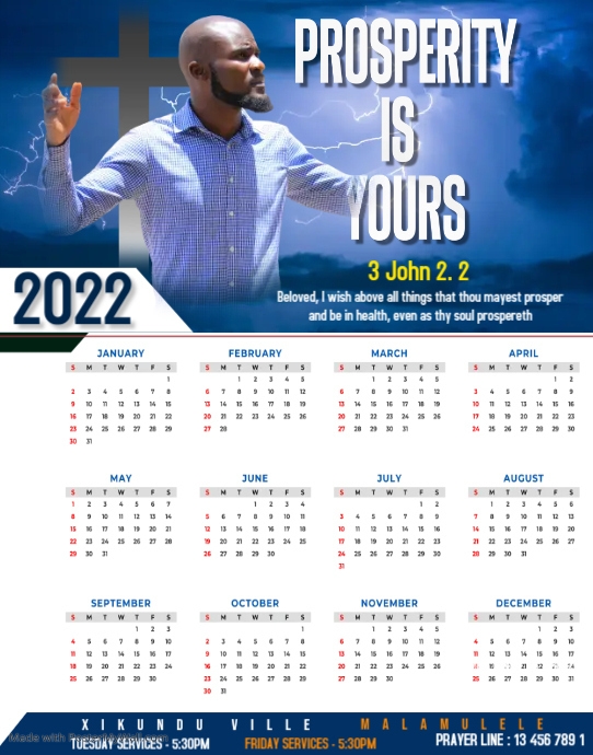 Copy of 2022 Calendar | PosterMyWall