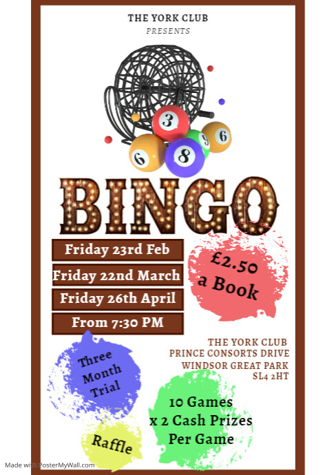 Bingo | PosterMyWall