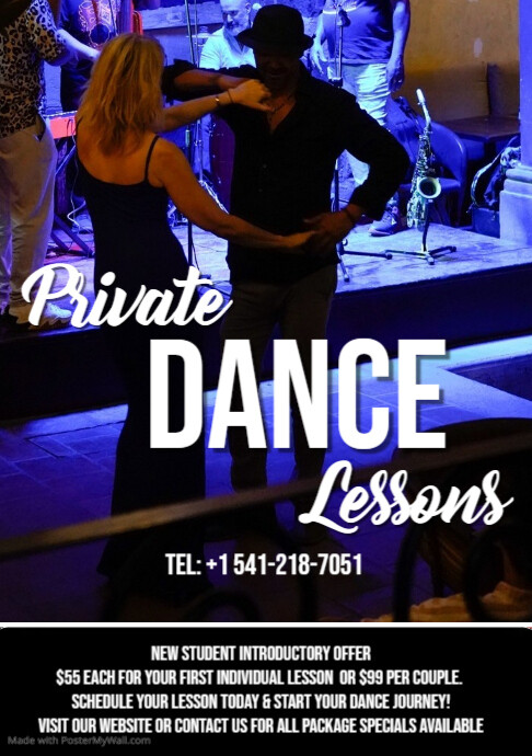 Private Dance Lessons - Introductory Lesson 2023 | PosterMyWall