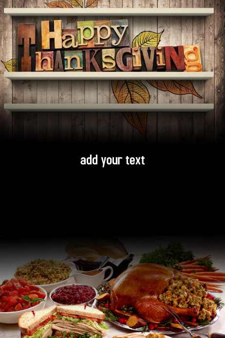 HAPPY TURKEY DAY Template | PosterMyWall