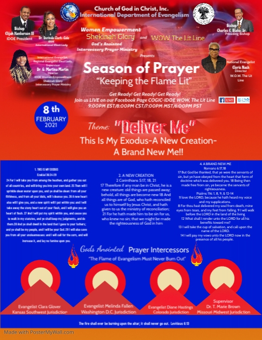 IDOE Season of Prayer | PosterMyWall