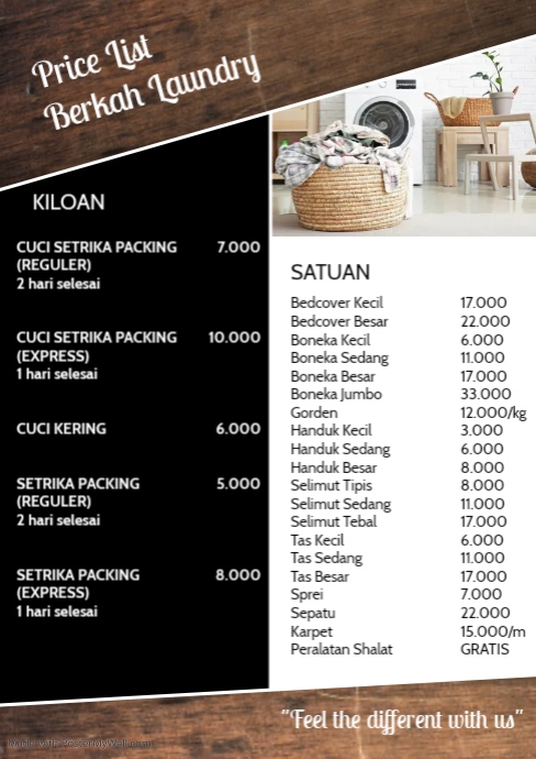 Salinan Price List Menu Card Wood Design Restaurant | PosterMyWall