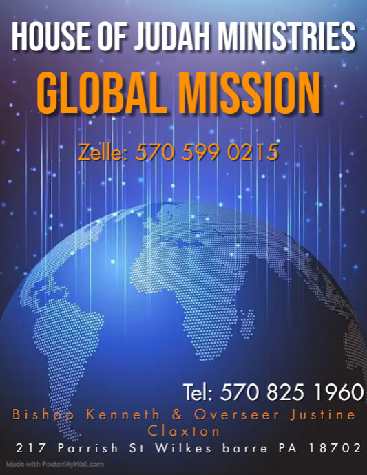 Copy of Global Missions Flyers, earth day flyers, chu | PosterMyWall