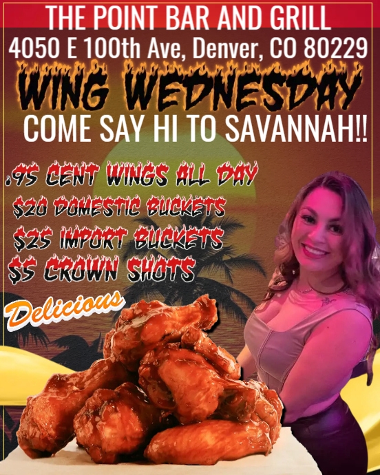 Wings Night | PosterMyWall