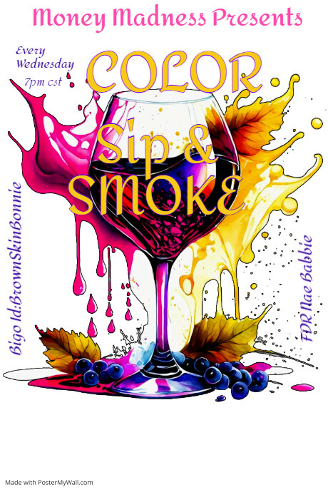 Free Paint & Sip Event Poster Template | PosterMyWall