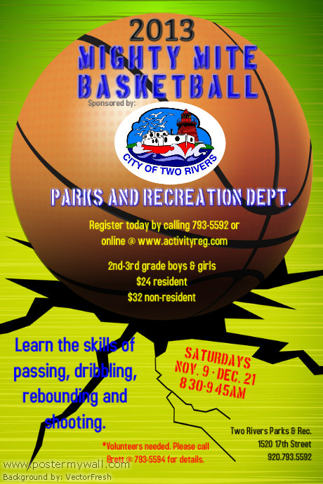 Mighty Mite Basketball | PosterMyWall