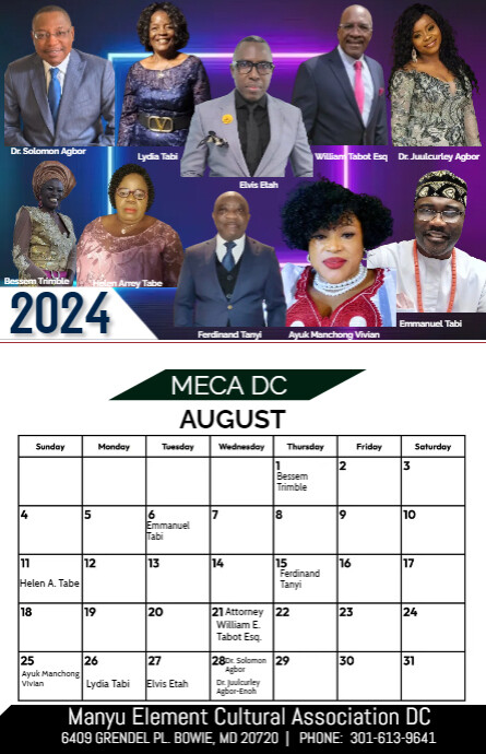 Copy of August meca dc | PosterMyWall