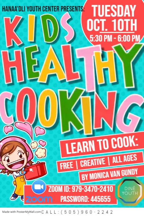 Copy of Copy of Copy of Copy of Copy of Kids Cooking Classes Poster (12 ...