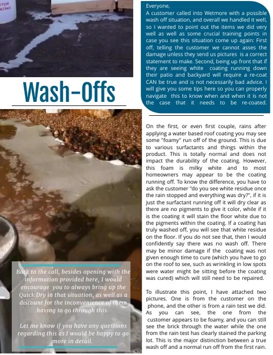 Copy of Wash-Off Call Feedback | PosterMyWall