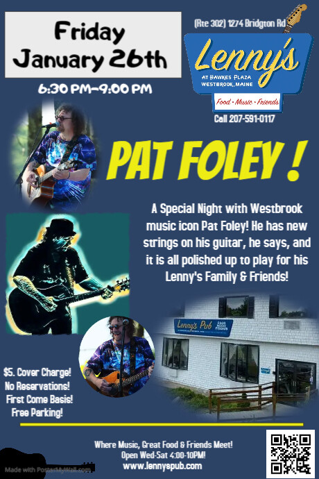 Copy of Pat Foley | PosterMyWall