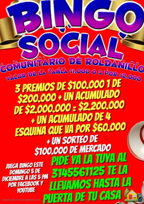 Copia de Sunday Bingo | PosterMyWall