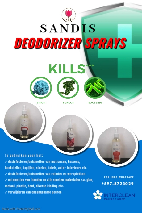 Copy of flyer hygiene spray | PosterMyWall