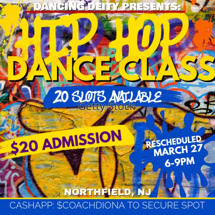 Hip Hop Class | PosterMyWall