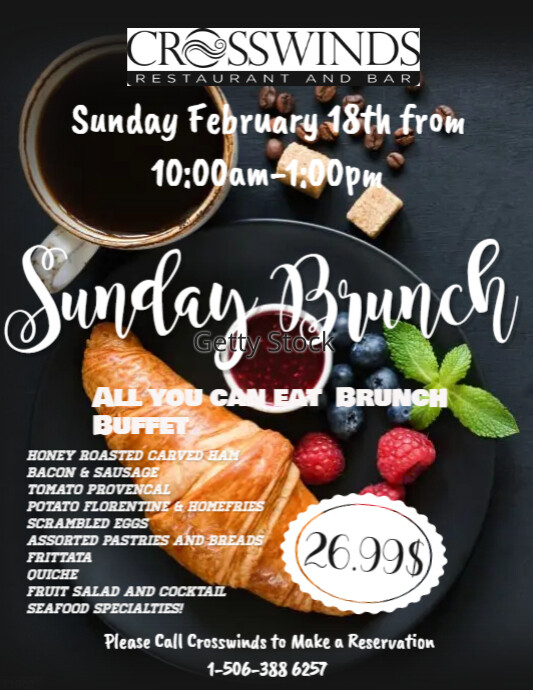Sunday Brunch Breakfast Buffet | PosterMyWall