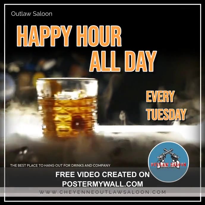 happy hour Instagram post | PosterMyWall