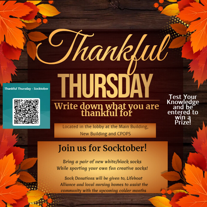 Thankful Thursday | PosterMyWall