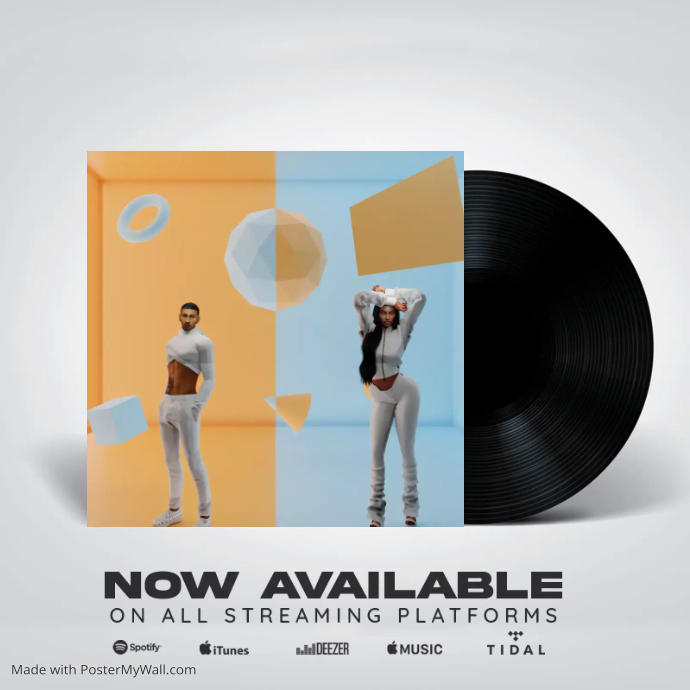 Copy of New Single Now Available Album Cover Template | PosterMyWall