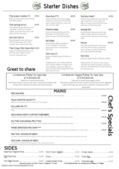 Copy of Copy of Copy of MENU | PosterMyWall