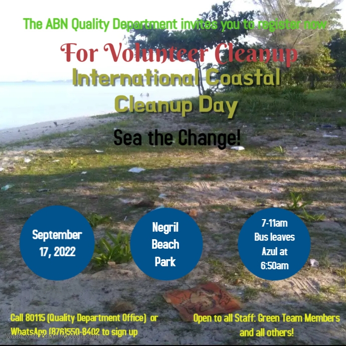 International Coastal Cleanup Day | PosterMyWall
