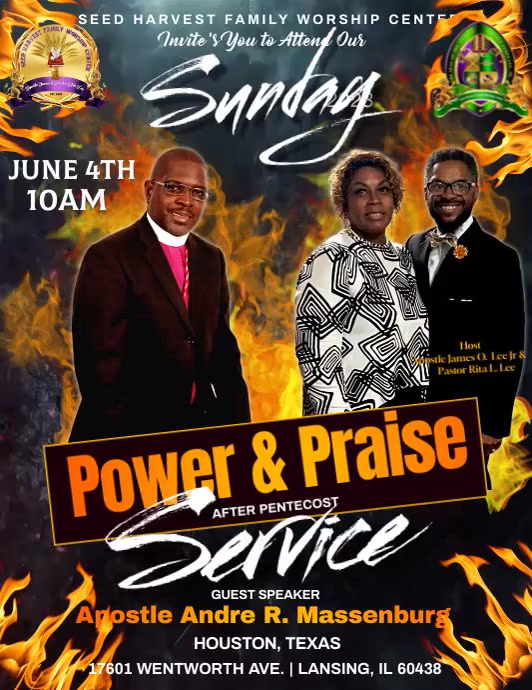 PENTECOST CHURCH FLYER (1) | PosterMyWall