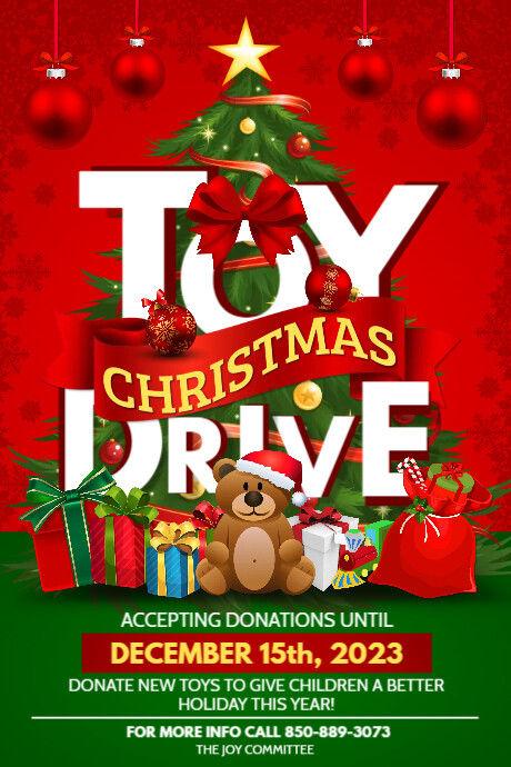 Copy of TOY DRIVE | PosterMyWall
