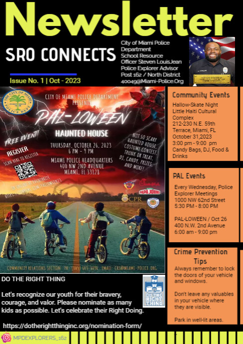 SRO Newsletter (LJ) | PosterMyWall