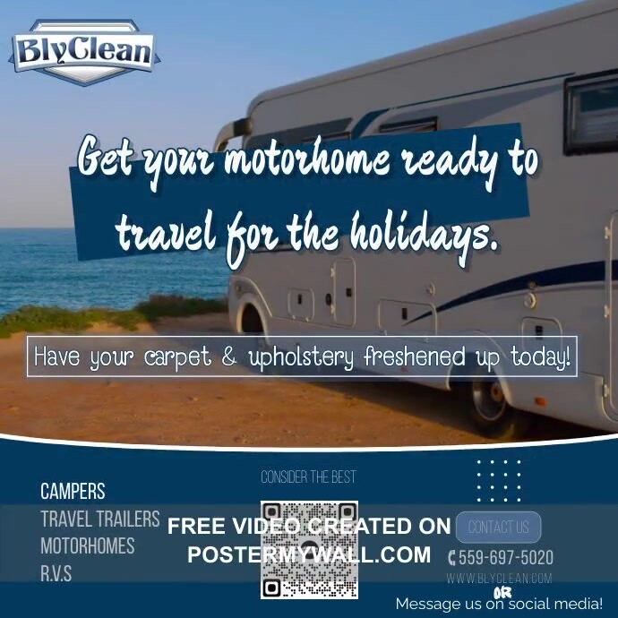 Trailer Camper RV Motorhome Rental Video Ad | PosterMyWall