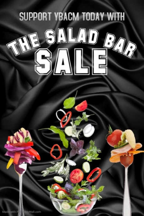 Copy of salad food restaurant poster flyer | PosterMyWall