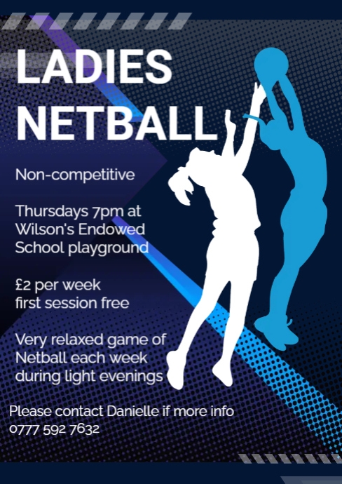 Netball Training Camp Recruitment Sports Flye | PosterMyWall