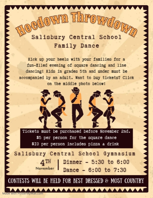 Country Line Dancing Competition Flyer Templa | PosterMyWall