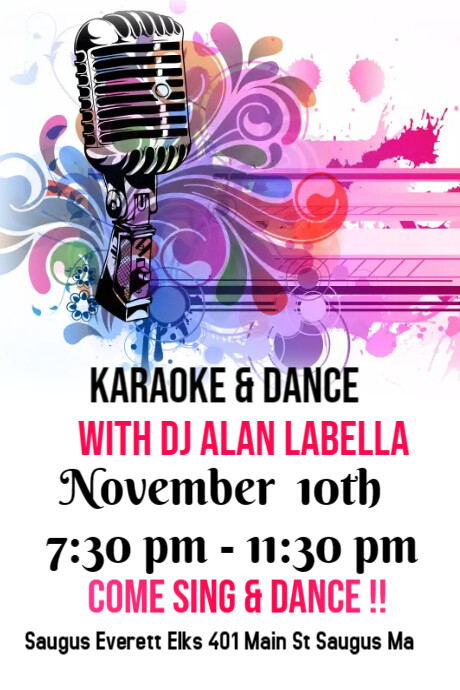 Copy of Karaoke Flyer | PosterMyWall