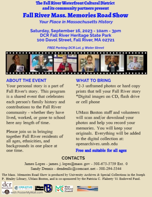 Copy of MA Memory Road Show | PosterMyWall