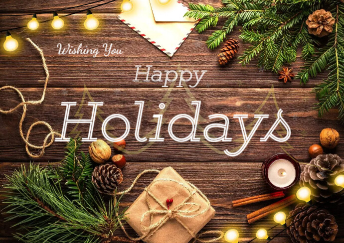 Happy holidays flyer | PosterMyWall