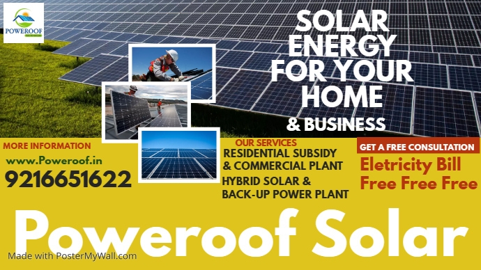 Solar Energy Company Twitter Post | PosterMyWall