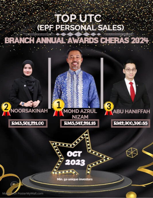 BAA 2024 TOP 3 UTC EPF | PosterMyWall