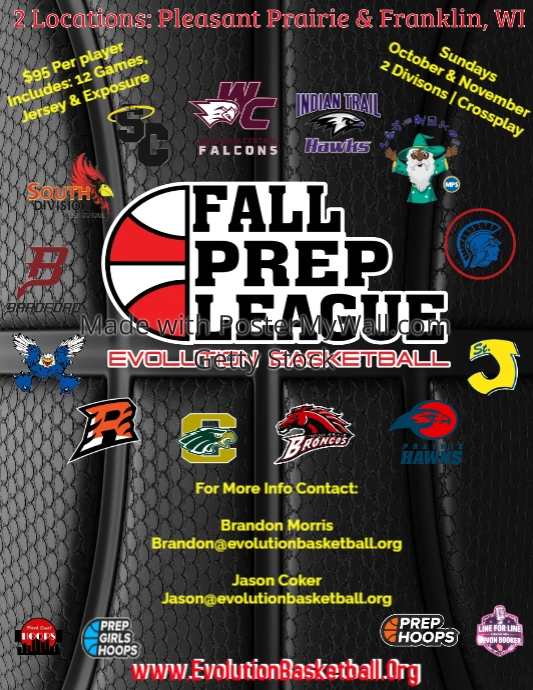 Copy of Fall Prep League 2023 | PosterMyWall