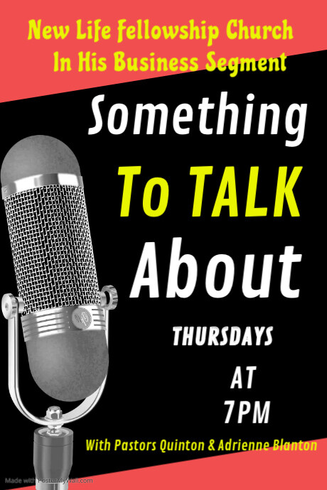 RADIO TALK SHOW FLYER TEMPLATE | PosterMyWall