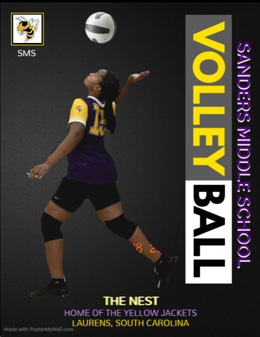 volleyball template, sports, volleyball flyer | PosterMyWall
