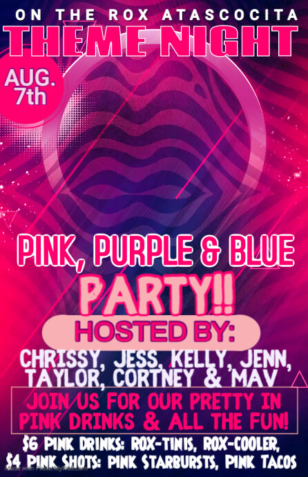 pink party | PosterMyWall
