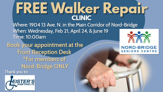 Copy of Walker Repair Clinic | PosterMyWall