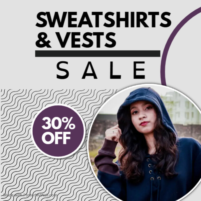 hoodies jacket fashion sale templates | PosterMyWall