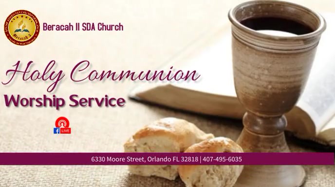 Copy of holy communion | PosterMyWall