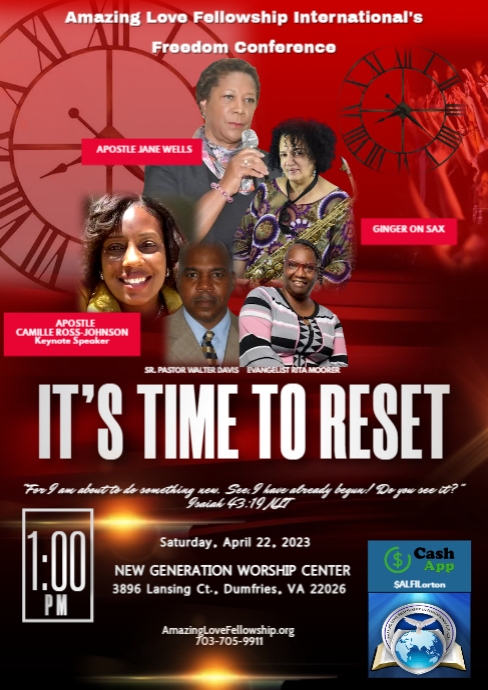 IT'S TIME TO RESET | PosterMyWall