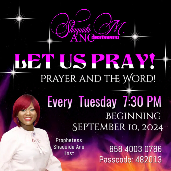 Copy of Let Us Pray! Draft Flyer 1 | PosterMyWall