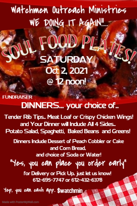 Copy of SOUL FOOD | PosterMyWall