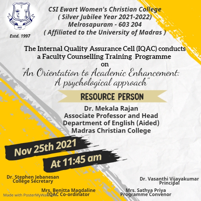 Copy of Counselling Programme | PosterMyWall