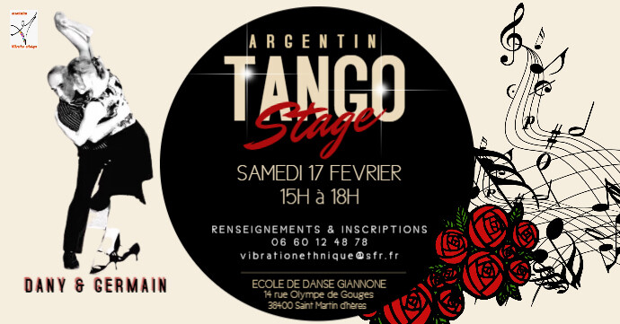template tango event praktica dance | PosterMyWall